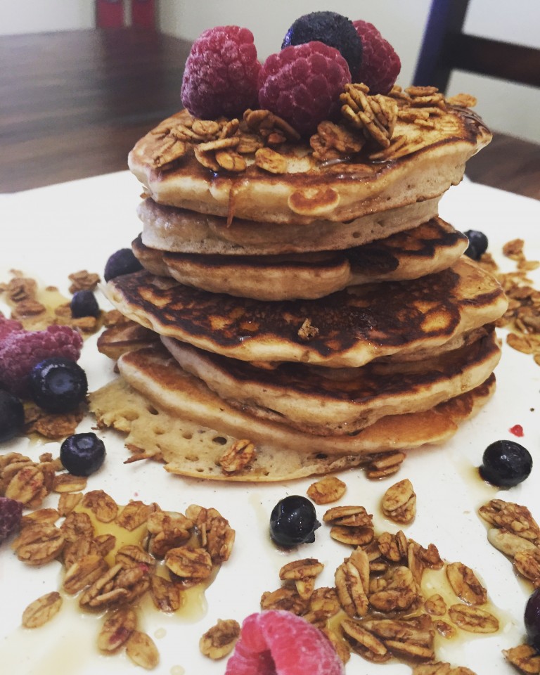 Apple Chai Pancakes - Wacky Apple