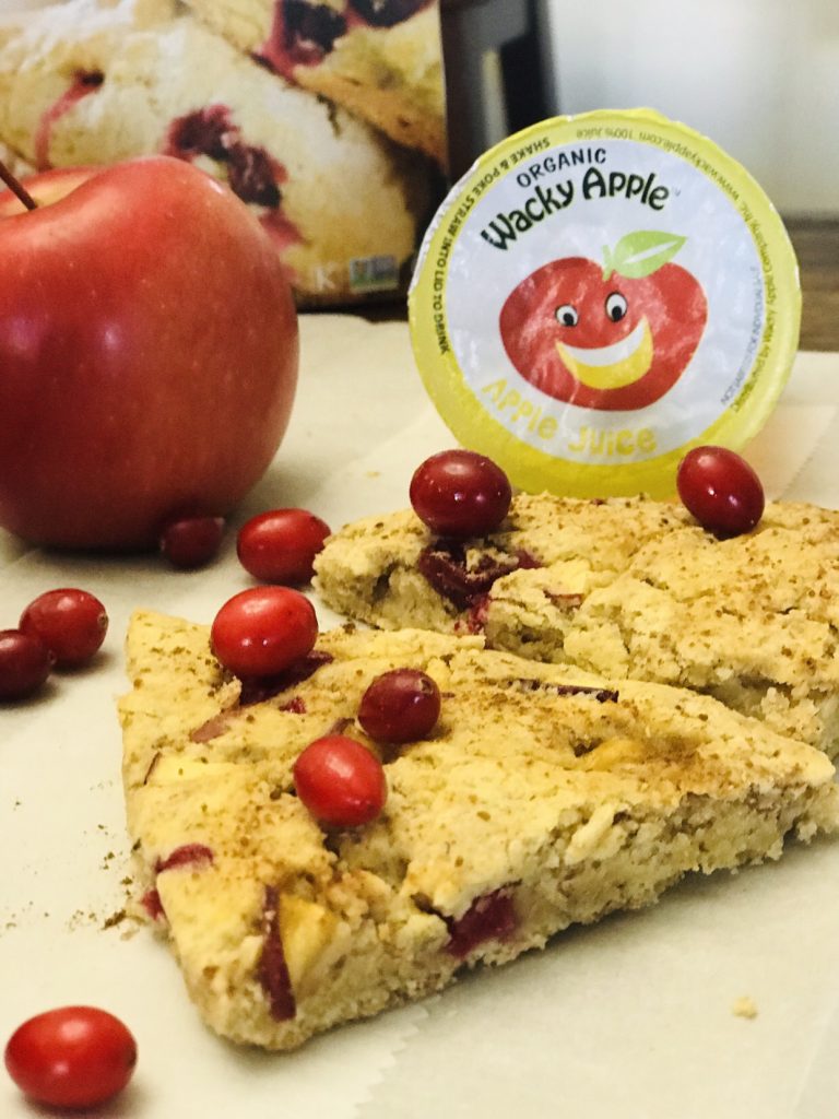 Gluten Free Cranberry Apple Scones with Namaste Foods - Wacky Apple